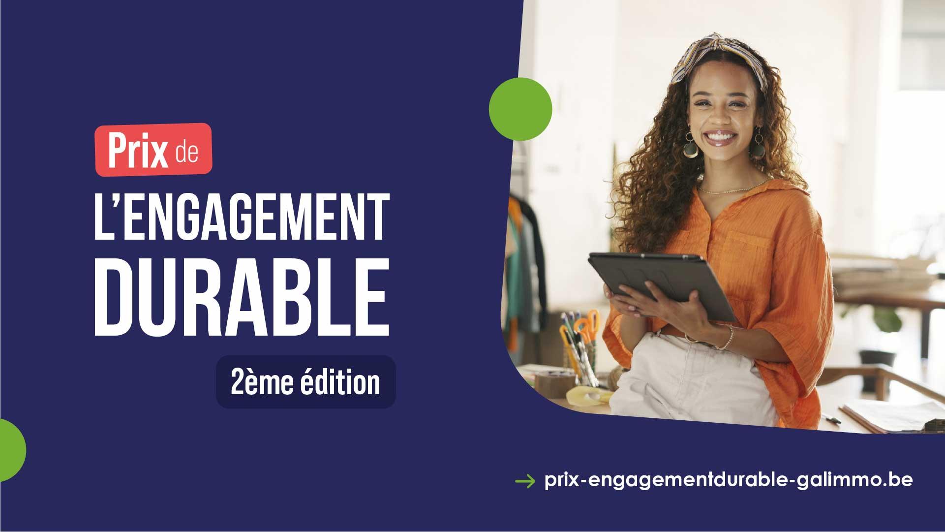 Accueil - Prix de l'Engagement Durable - Galimmo Belgique